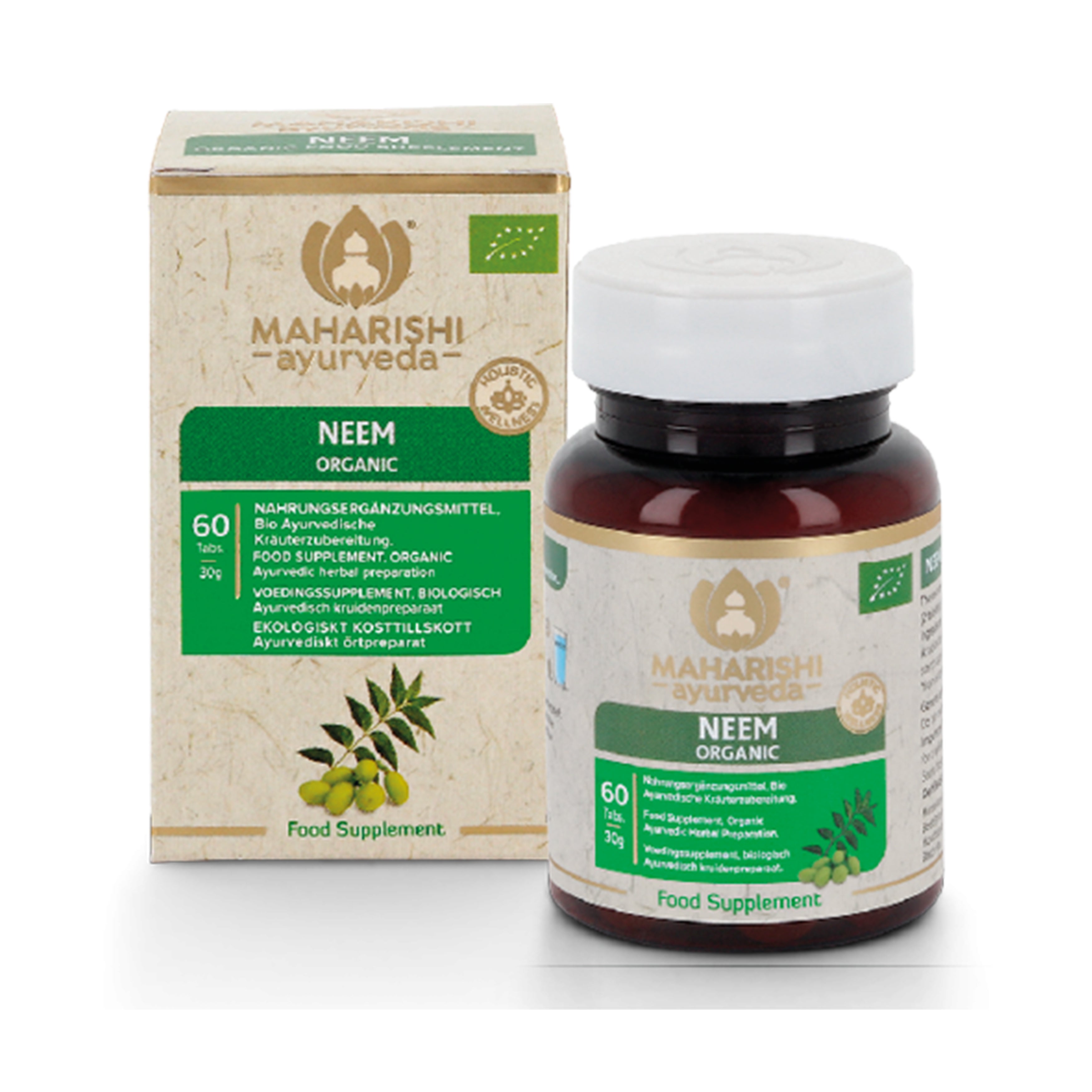 Neem Bio Super Herb – Bio Ayurvedische Kräuterzubereitung für Gesundhe ...